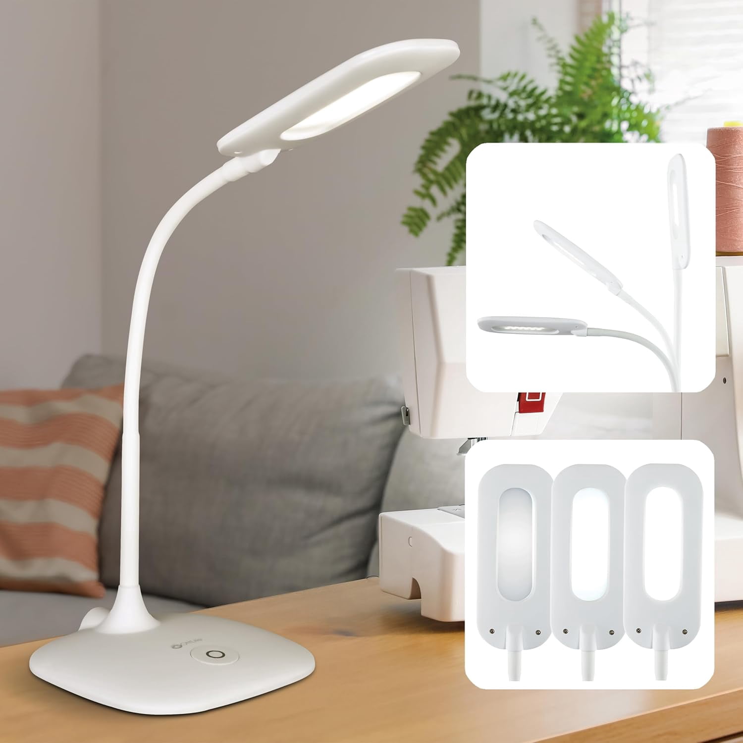 SAIYA ClearSun LED Soft Touch Desk Lamp - 3 Brightness Settings ...