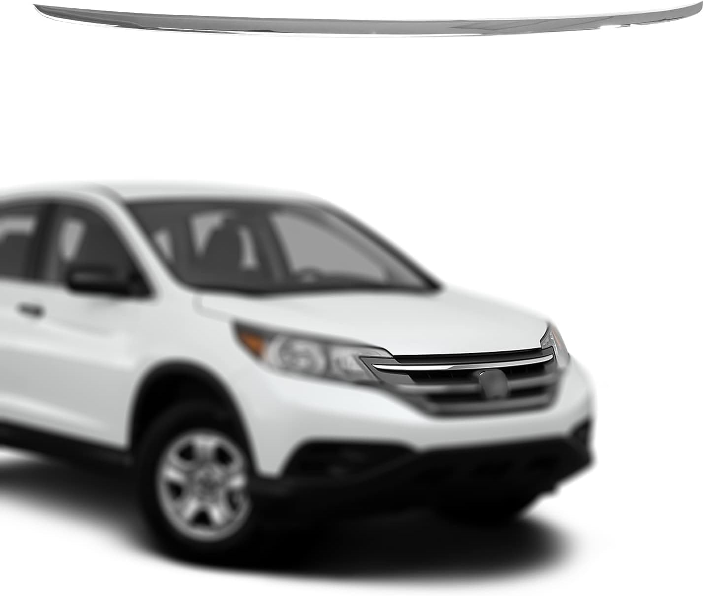 SAIYA Front Upper Grille Grill Molding Trim Plastic Chrome Replacement ...