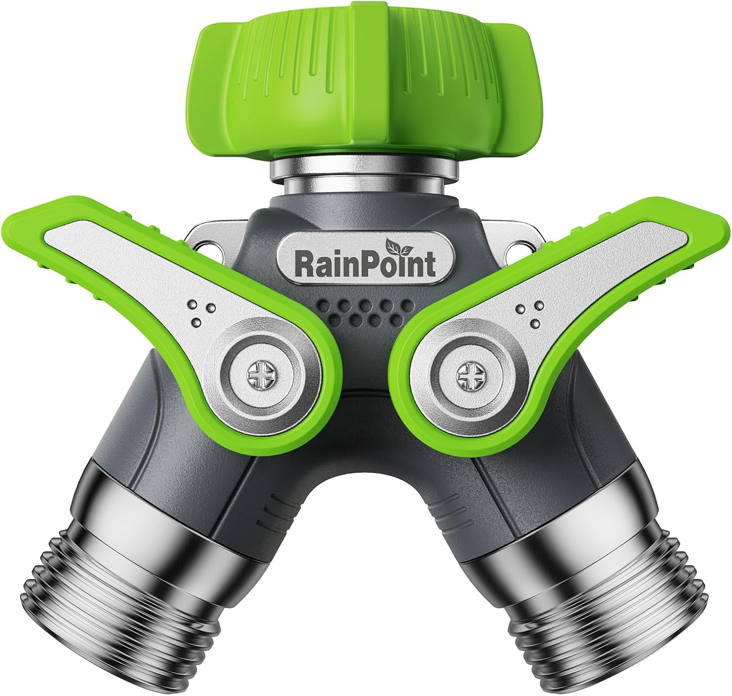 SAIYA Garden Hose Splitter, 2 Way Heavy Duty Water Hose Y Spigot ...