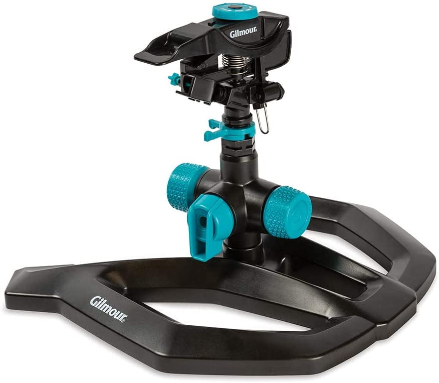 SAIYA Heavy Duty Circular Water Sprinkler, Rotating Sprinkler Head with ...