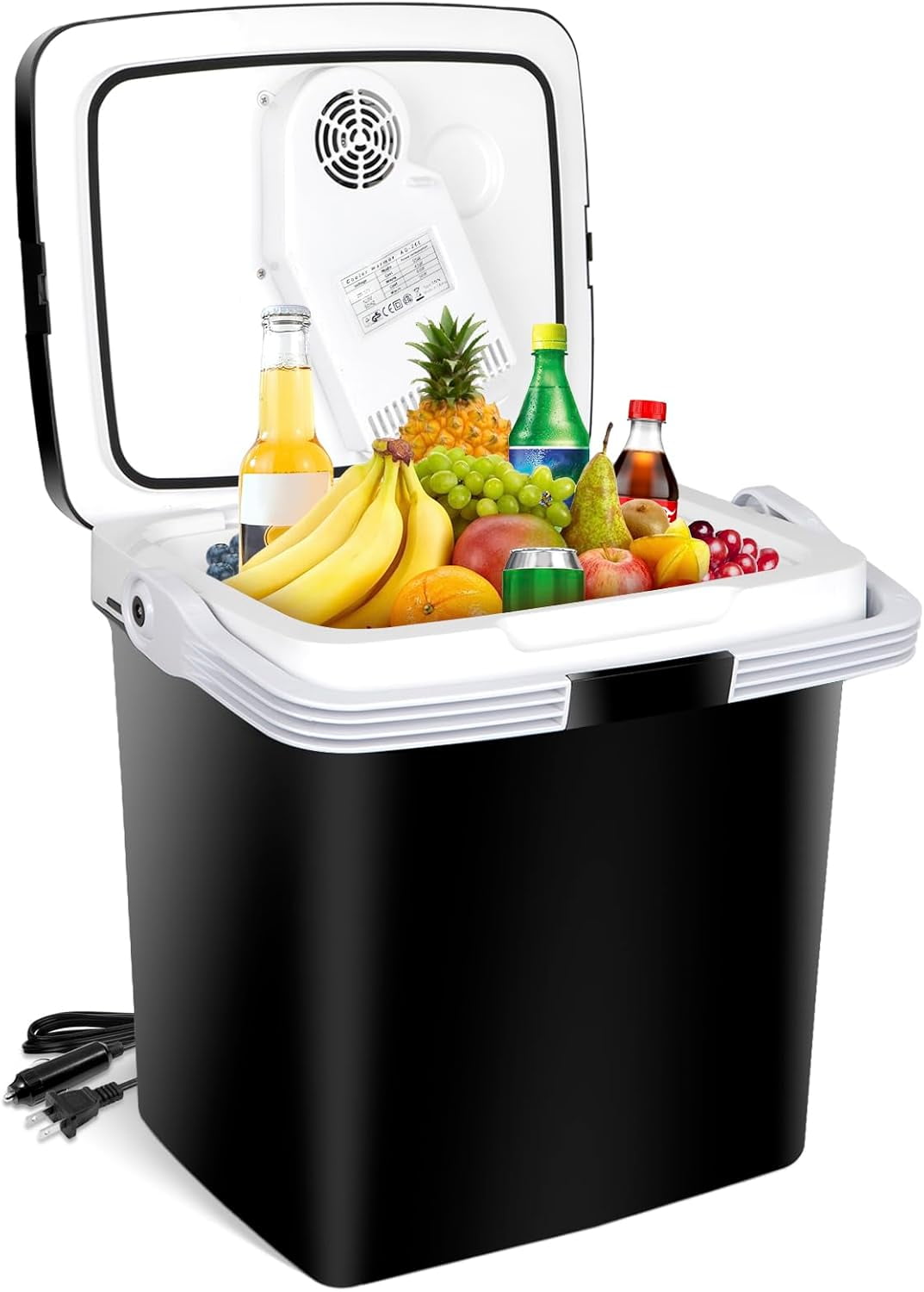 SAIYA Mini Fridge Electric Cooler and Warmer for Car- 12V DC Car ...