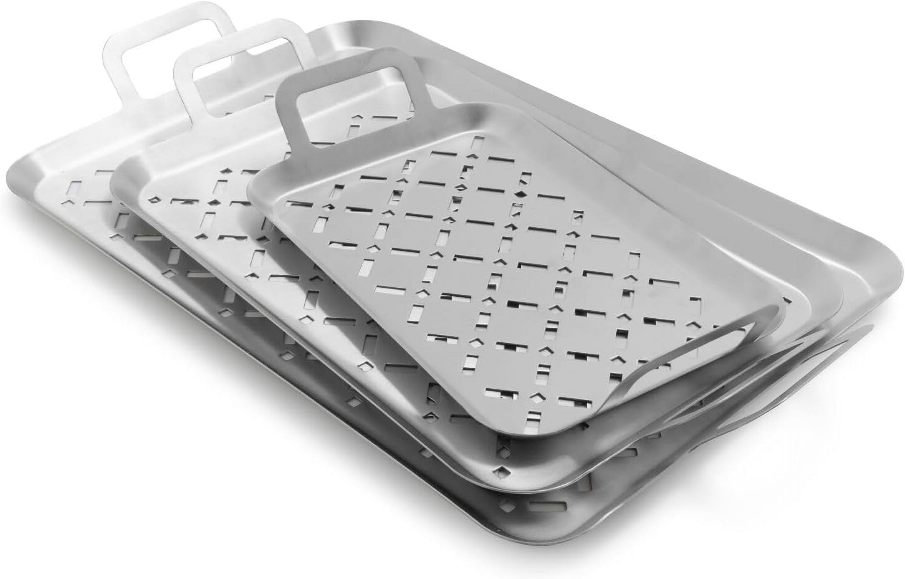 SAIYA Stainless Steel Grill Grids, Set of 3 - Walmart.com