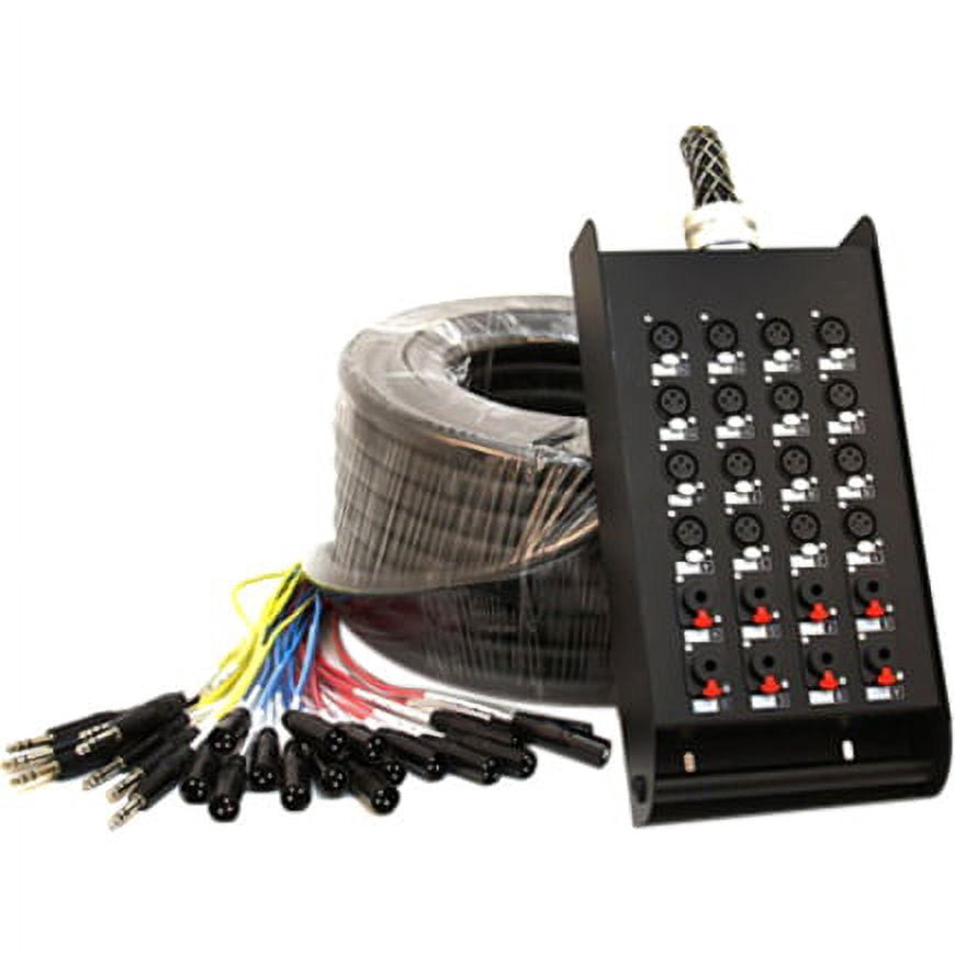 SAJT-16x8x100 - 16 Channel XLR 100' Snake Cable (TRS Returns) - Walmart.com