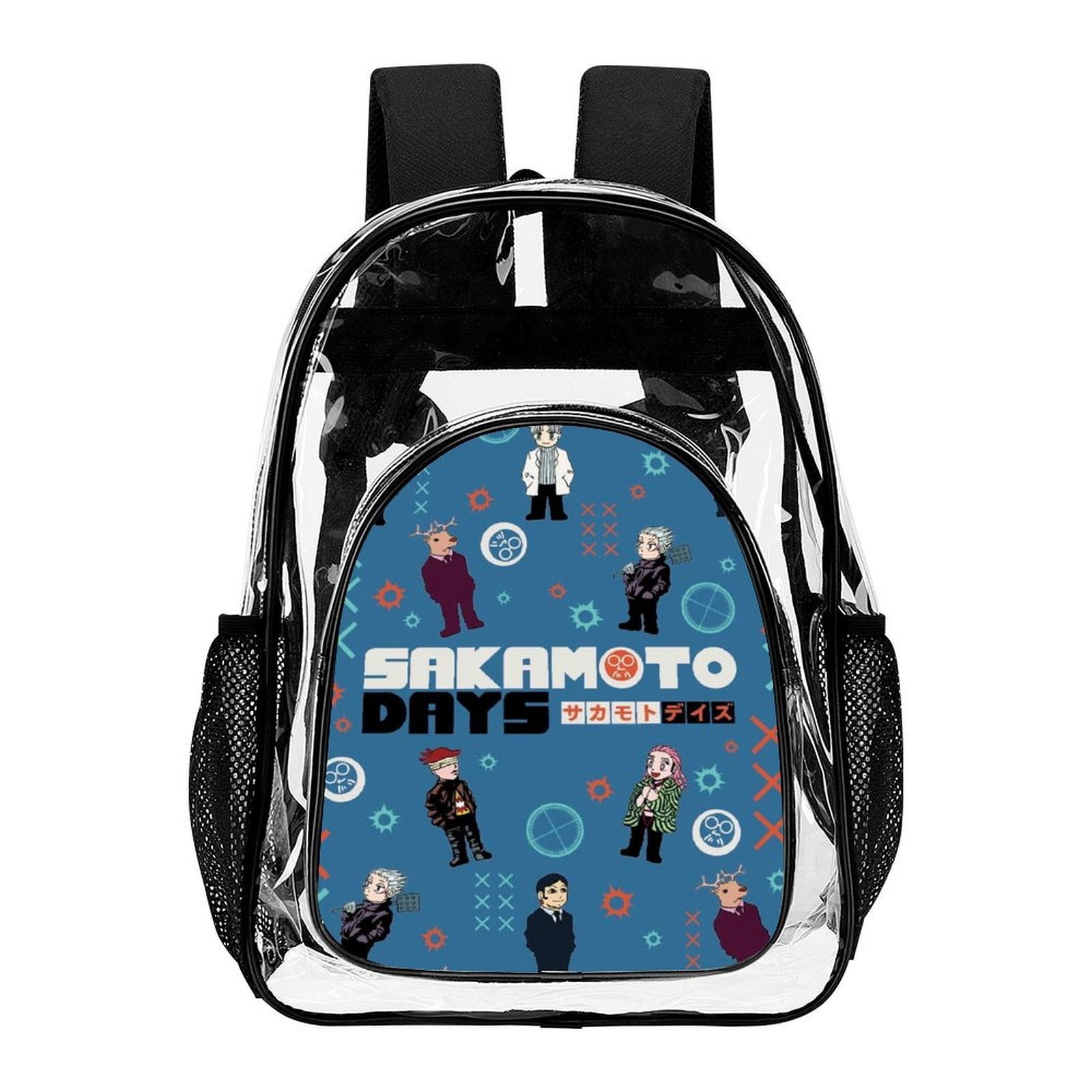 SAKAMOTO DAYS Clear Backpack Transparent Heavy Duty Bookbag Large PVC ...