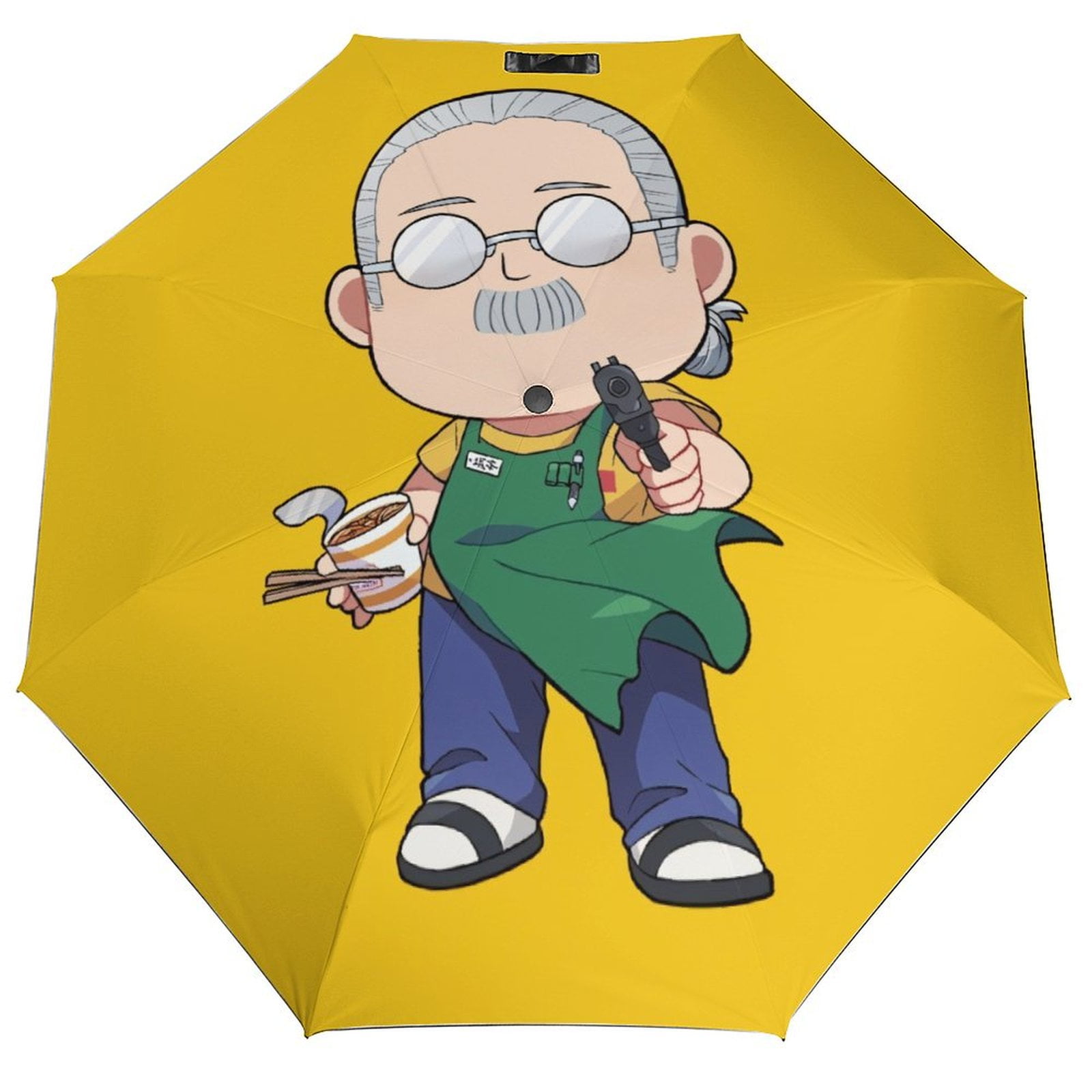 SAKAMOTO DAYS Travel Automatic Folding Rain Umbrellas with Cover Bag ...