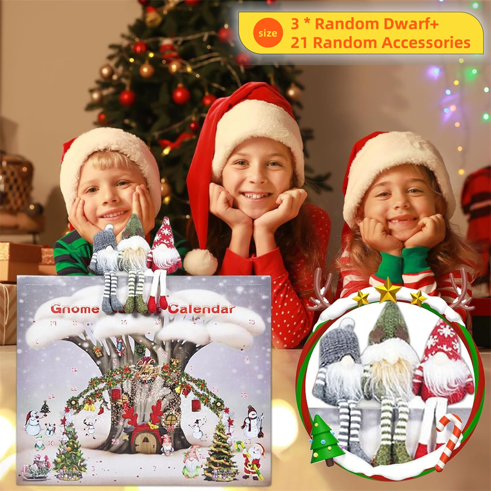 SAKS Christmas Gnome Advent Calendar 2024, 24 Day Christmas Countdown ...