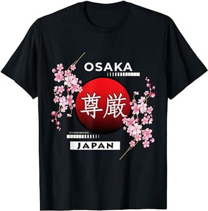 SAKURA CHERRY BLOSSOM IN SPRING, CITIES OF JAPAN, OSAKA T-Shirt ...