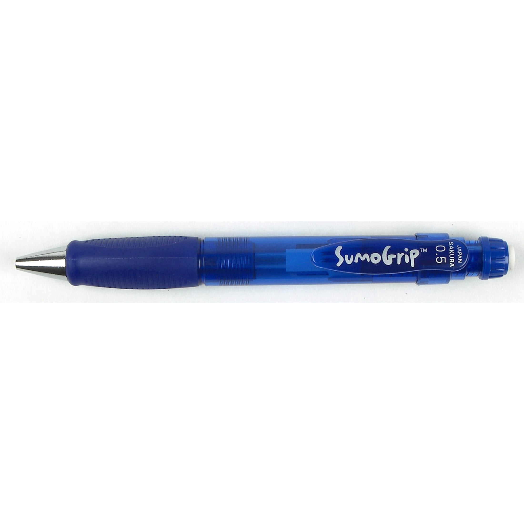 SAKURA SumoGrip 0.5mm Mechanical Pencil, Ergonomic Grip, Blue Barrel ...