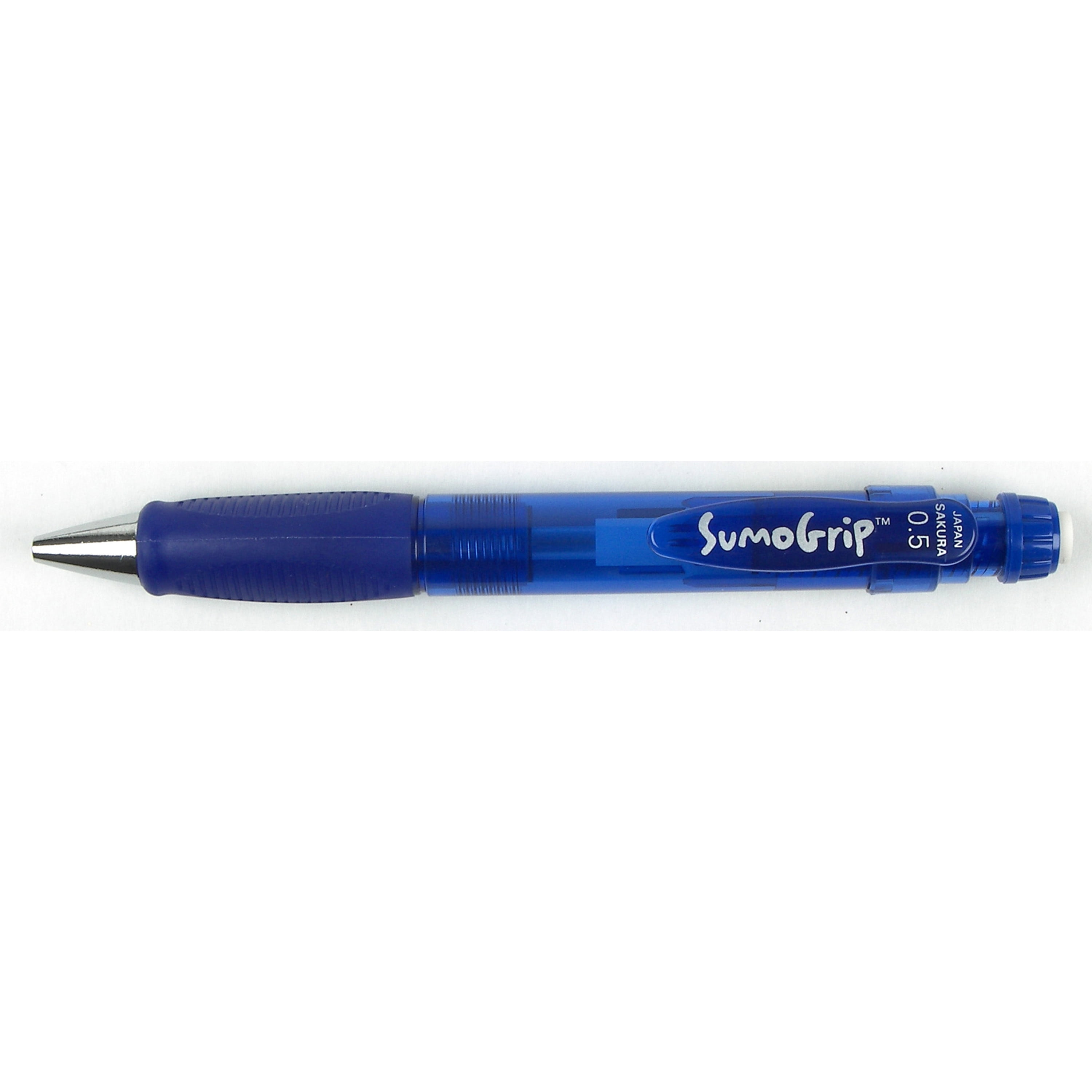 SAKURA SumoGrip 0.5mm Mechanical Pencil, Ergonomic Grip, Blue Barrel ...