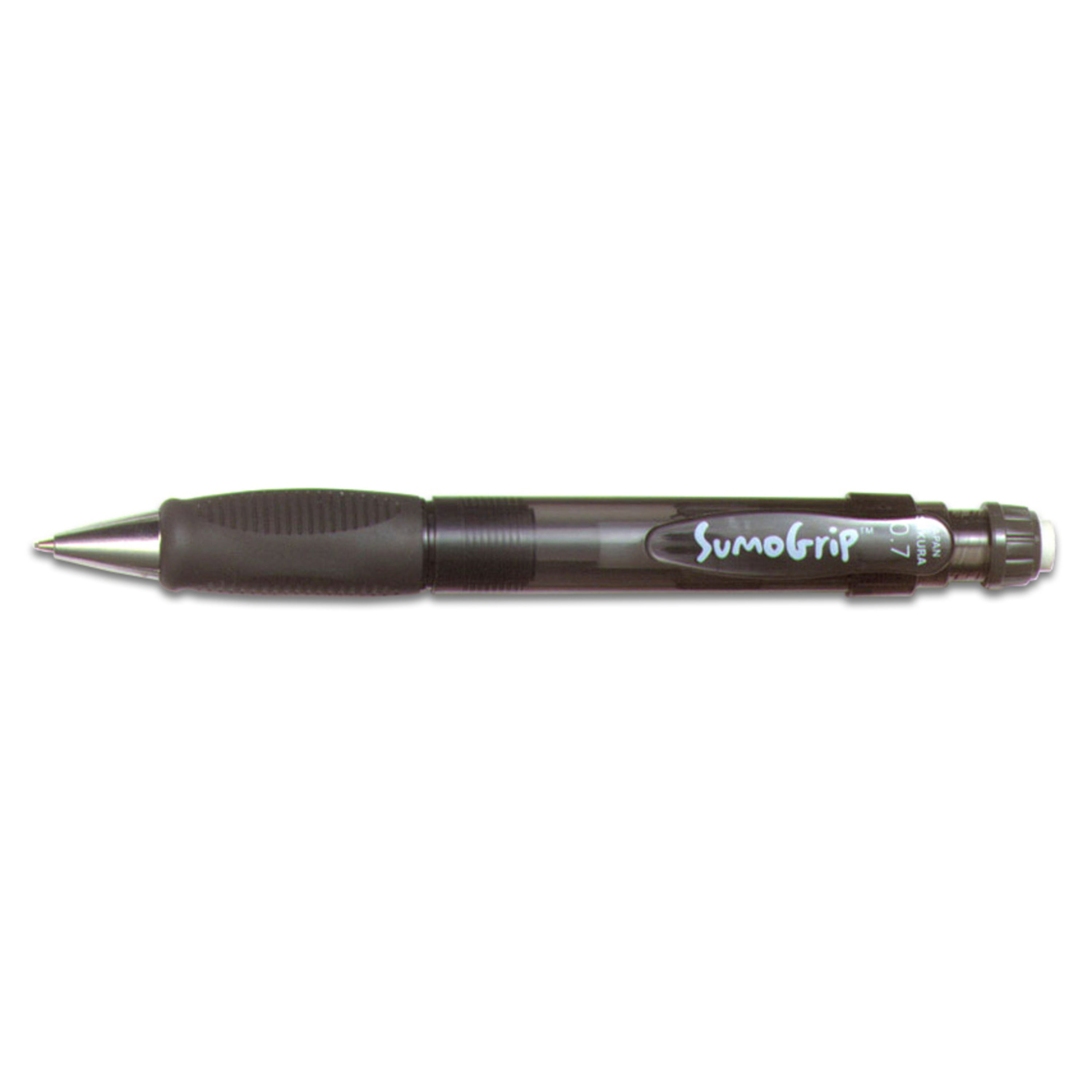 SAKURA SumoGrip 0.7mm Mechanical Pencil, Ergonomic Grip, Gray Barrel ...