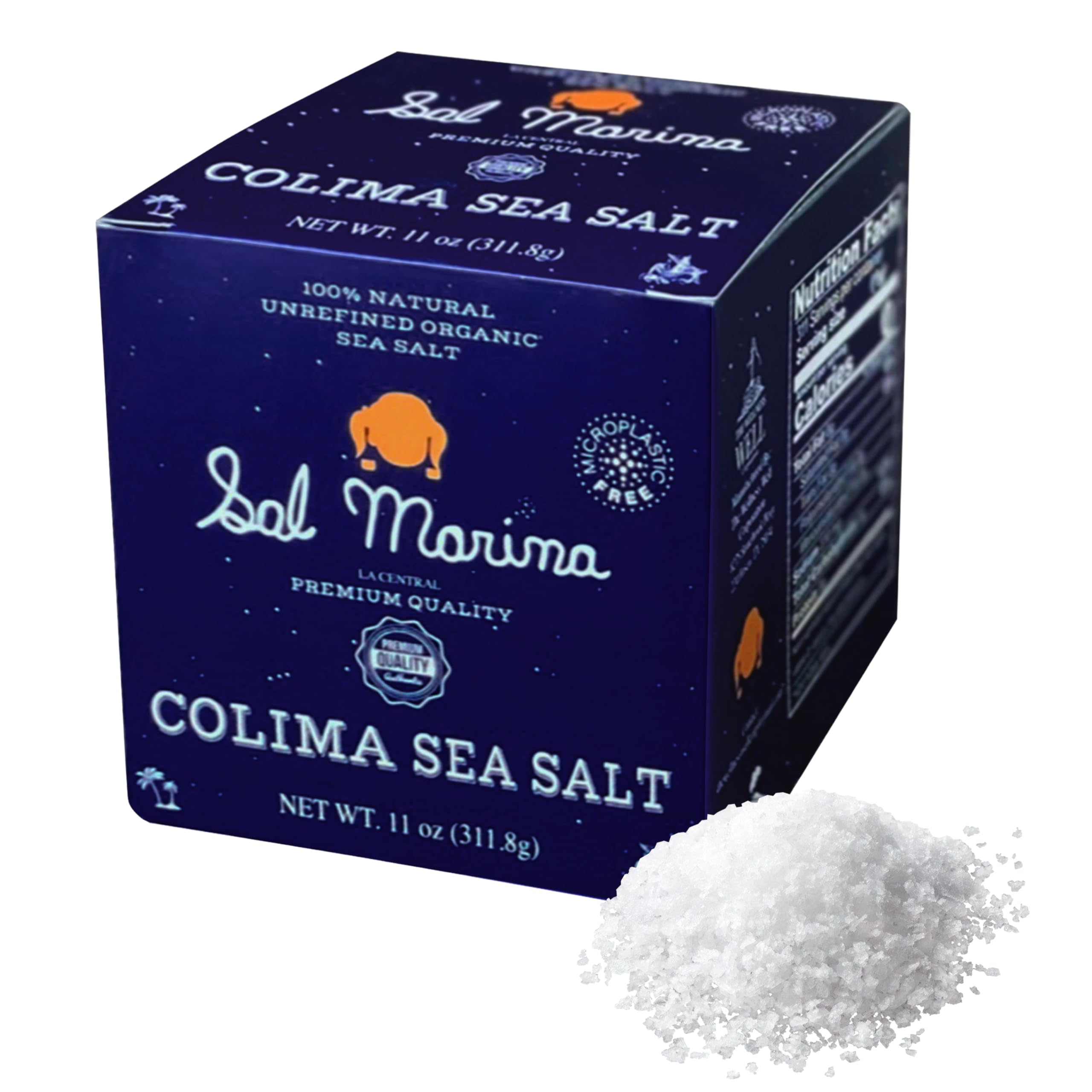 SAL MARINA | Unrefined BCF26 Colima Sea Salt 11oz | Kosher Salt 100% ...
