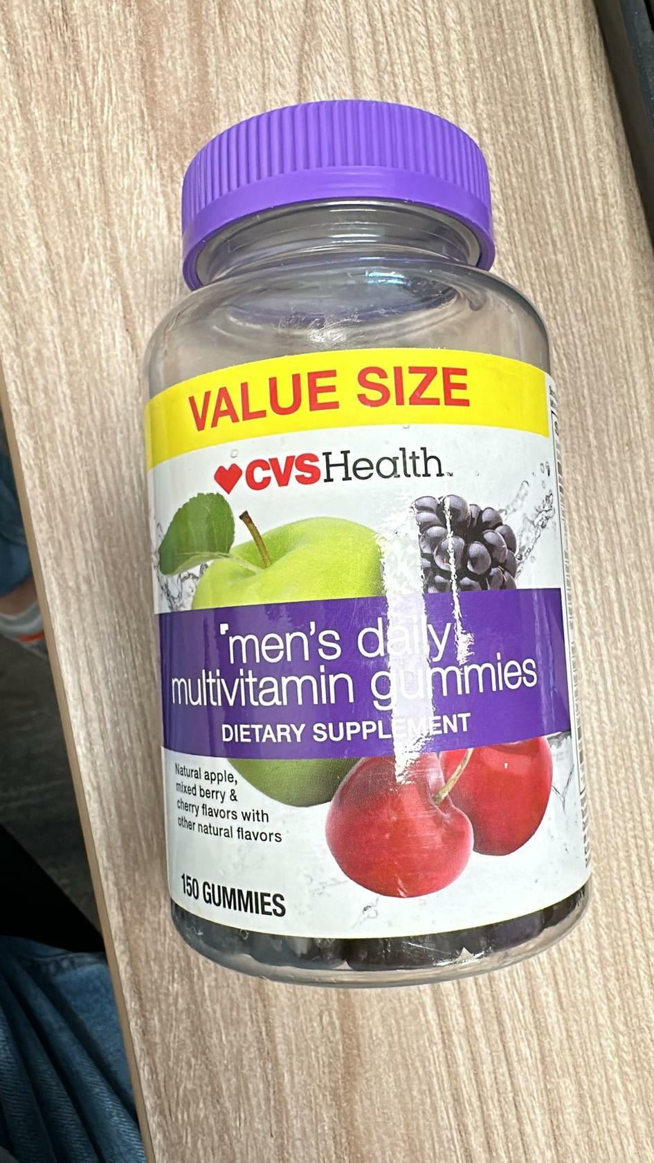 SALE 150 FRESH CVS Men's Daily Multivitamin Gummies Exp 06/2025 Sealed FREE S&H - Walmart.com
