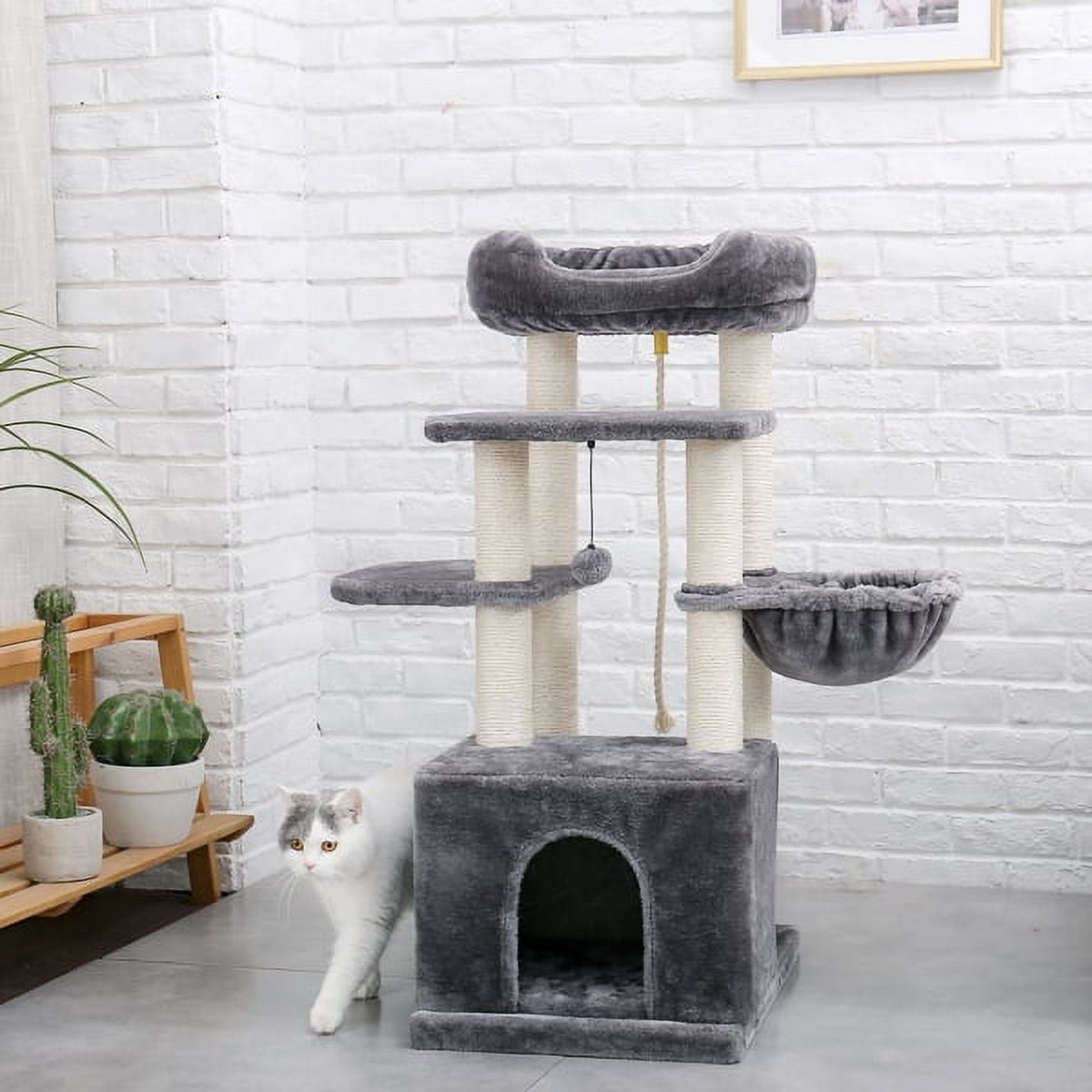 SALE CLEARANCE Multi-Level Cat Tree Tower Furniture with Sisal-Covered ...