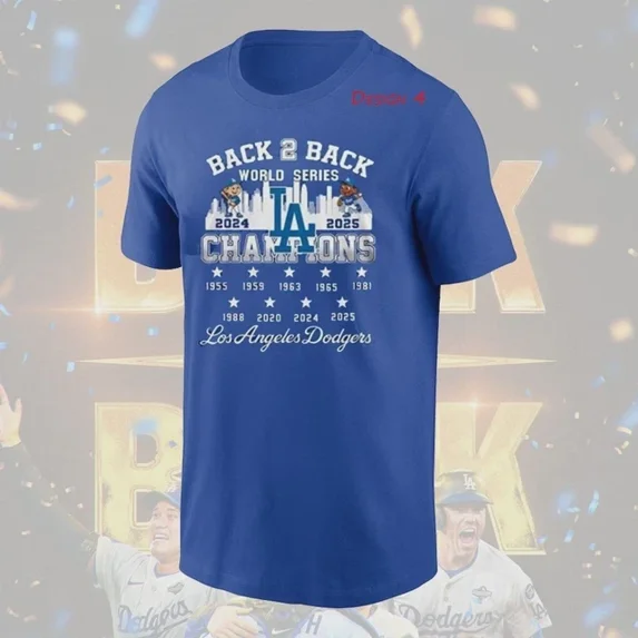 SALE Dodgers Back To Back World Series Champions 2025 All Design,DS 4 ...