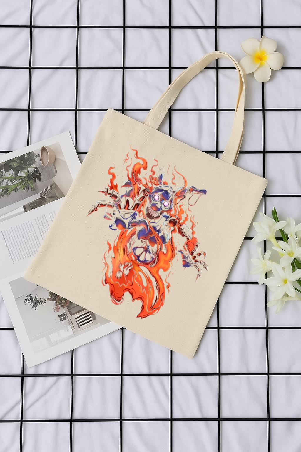SALE! Five Nights At Freddy'S Burntrap Fire Tote Bag-TH1265 - Walmart.com