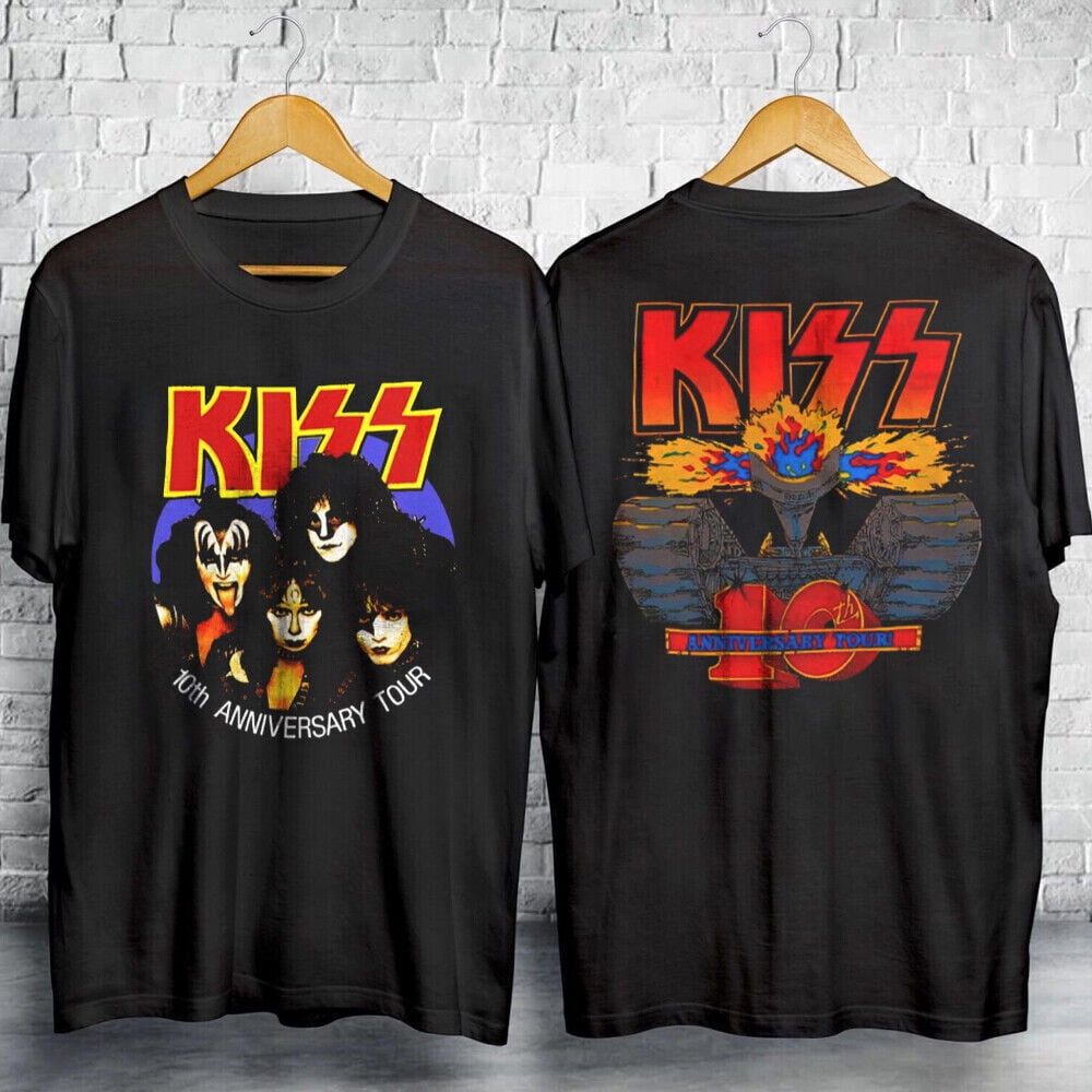 SALE!! KISS Creatures of the Night 1982 10th Anniversary Tour Shirt S ...