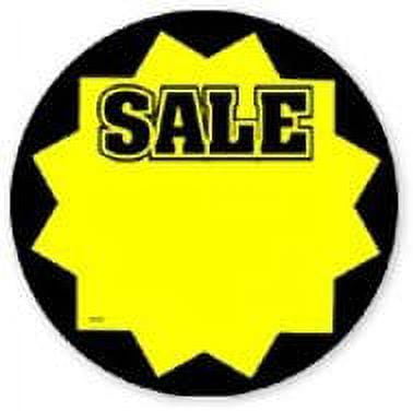SALE Sign Card, 100Pk, 4 Background Colors - 3-1/4" - Walmart.com