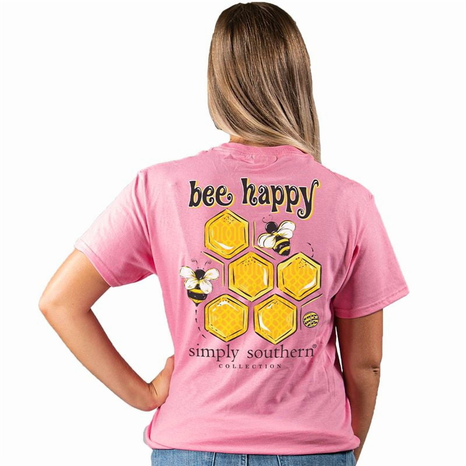 SALE Simply Southern Preppy Bee Happy T-Shirt - Walmart.com