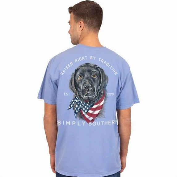 SALE Simply Southern Raised Right Dog Unisex T-Shirt - Walmart.com