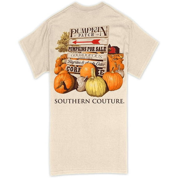 SALE Southern Couture Classic Pumpkin Patch Fall T-Shirt - Walmart.com