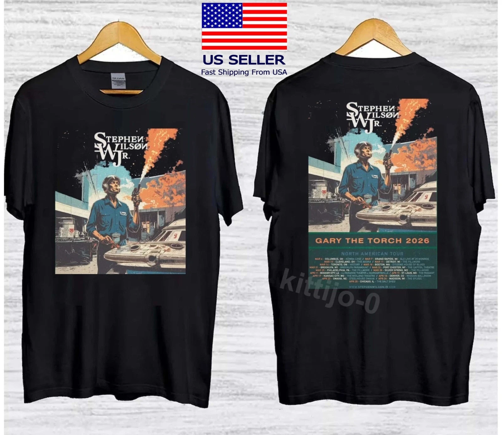 SALE!!! Stephen Wilson Jr Gary The Torch 2026 T-Shirt - Walmart.com