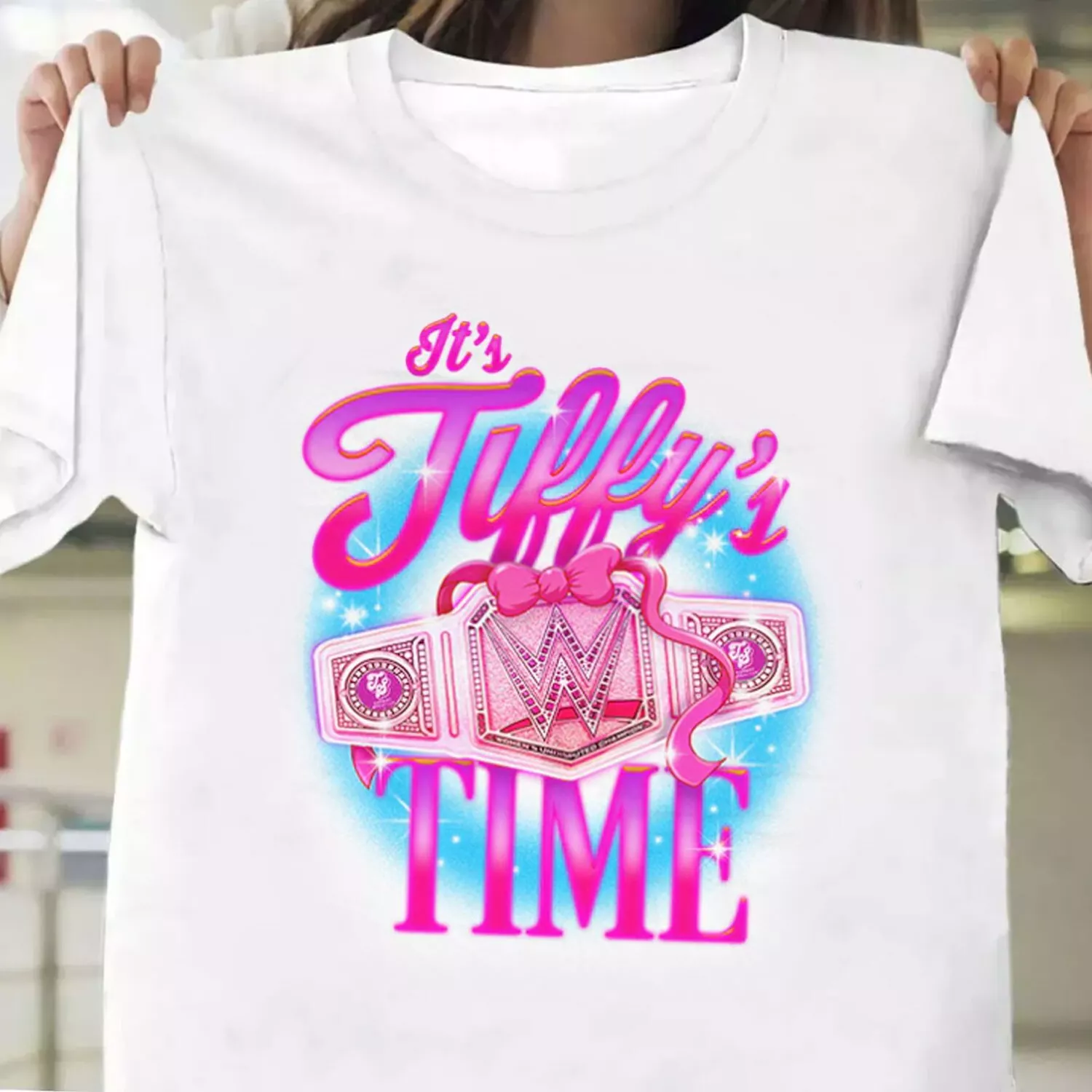 SALE Tiffany Stratton It's Tiffy Time WWE Women's Championship T-Shirt ...