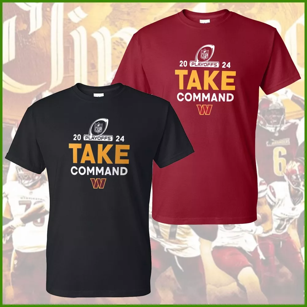SALE! Washington 2024 Playoffs Take Command For Fans T-Shirt - Walmart.com SALE! Washington 2024 Playoffs Take Command For Fans T-Shirt - Walmart.com