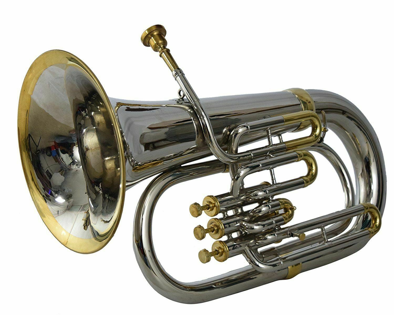 Sai Musicale Euphonium, 3 Valves, Nickel Brass, Bb Pitch, New, High ...