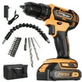 SALEM MASTER Electric Drill Driver 21V Max 3/8'' Portable Cordless ...