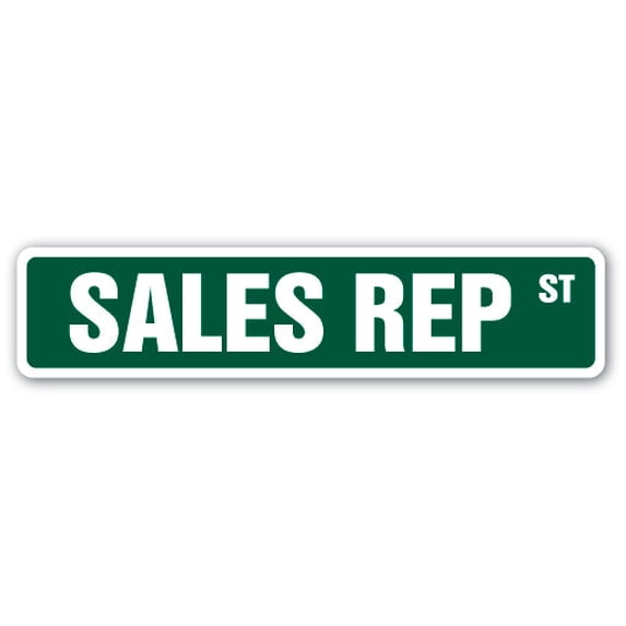 SALES REP Street Sign representative salesman pharmaceutical ...