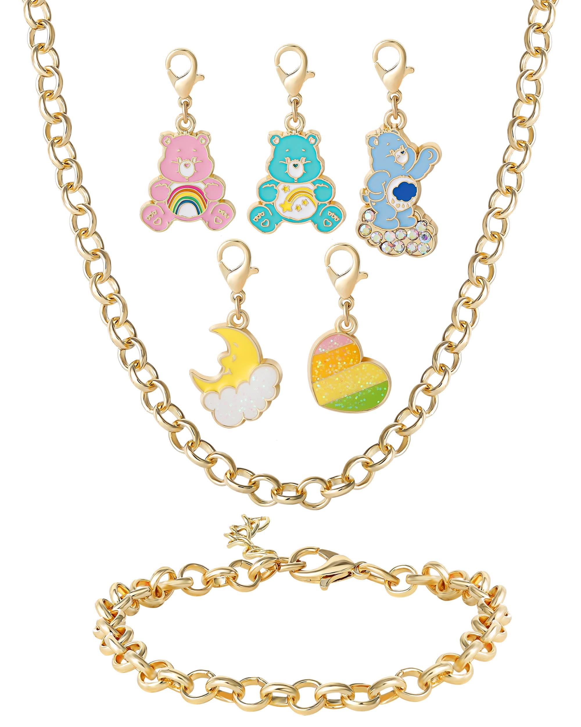 SALLY ROSE Care Bears STF9 Jewelry Set Official License, Fashion Charm ...