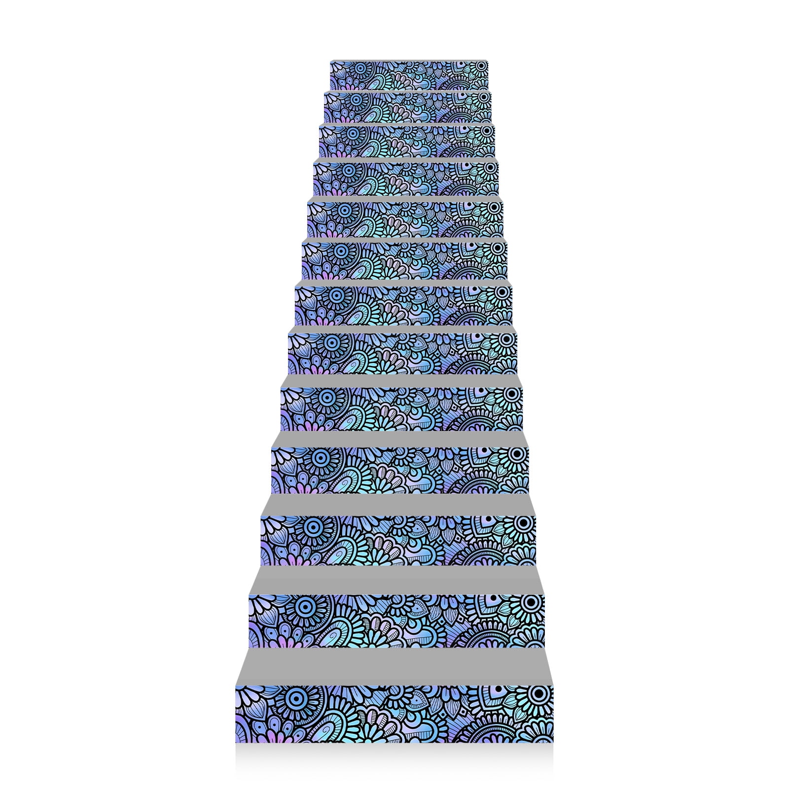 SALQGBUW 13Pcs Mantra Style Self-Adhesive PP Stair Stickers, Peel and ...