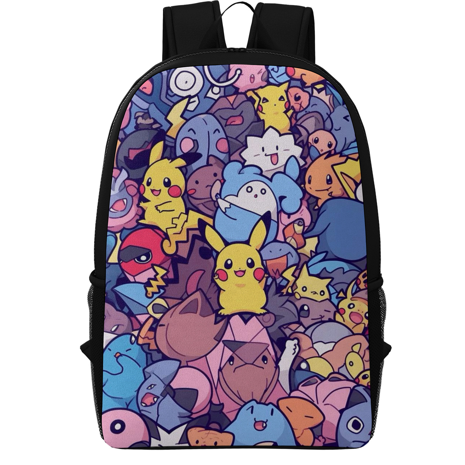 SALQGBUW Poke Monsters School Bag Backpack Book Bag for Students 17*5.5 ...