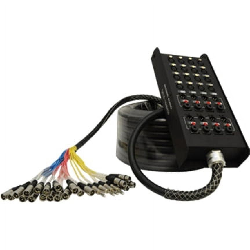 SALS-16x8x100 - 16 Channel 100' Snake Cable (XLR & TRS Returns ...