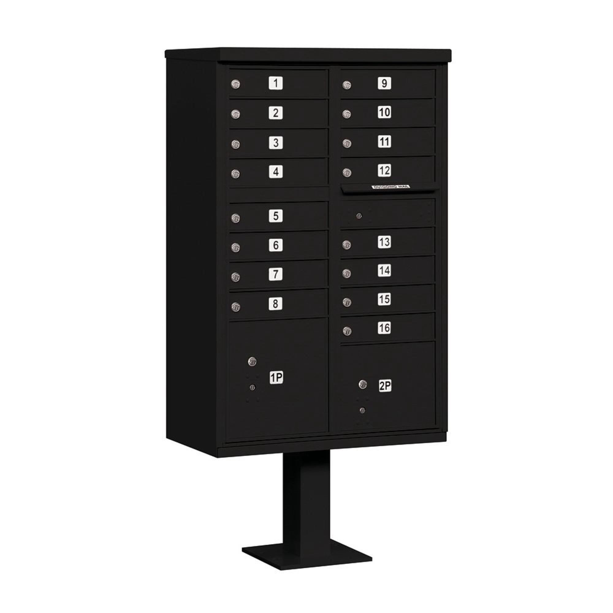 Cluster Box Unit (Includes Pedestal) - 16 A Size Doors - Type III ...