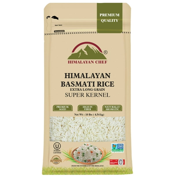 SALT 84 Basmati Rice, Natural Extra Long Grain Super Kernel Rice, 10 ...