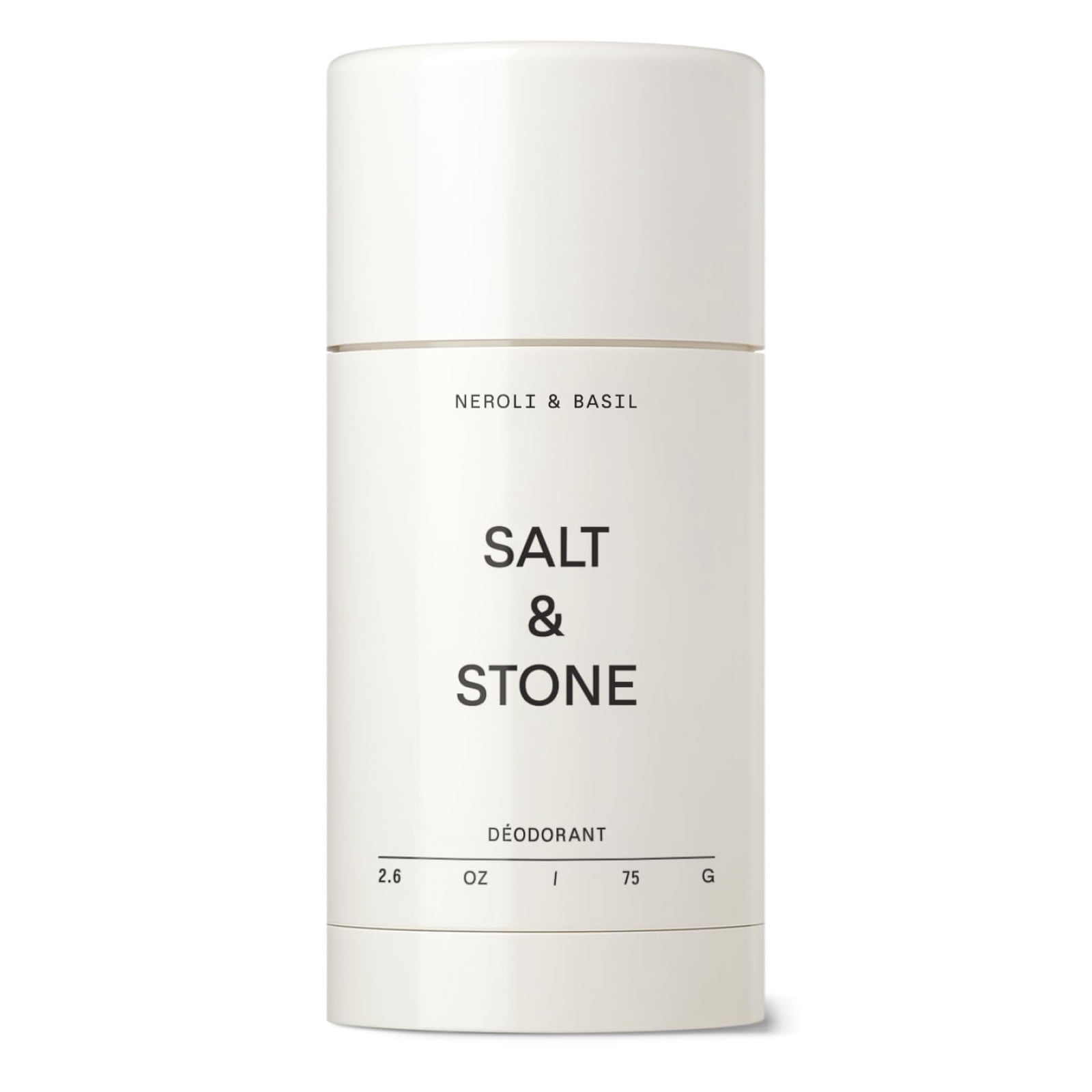 SALT & STONE Deodorant 2.6 oz Neroli & Basil Extra Strength Natural ...