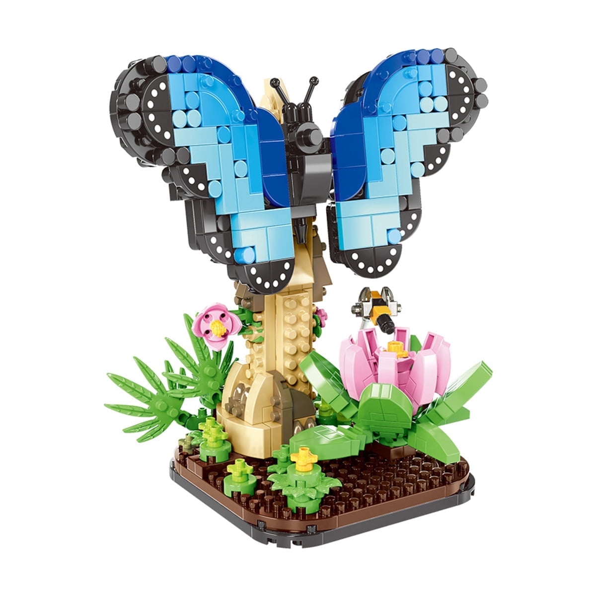 SALYWEE Nature Insect Butterfly Micro Building Block Set for 8 ...