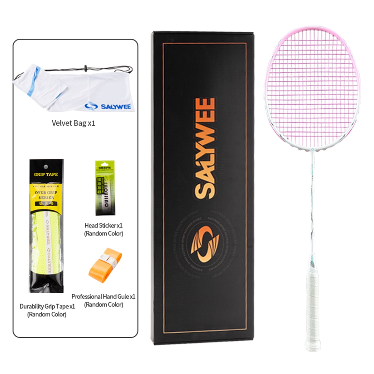 SALYWEE SU7 Series Badminton Racquets Set Professional Full Carbon ...