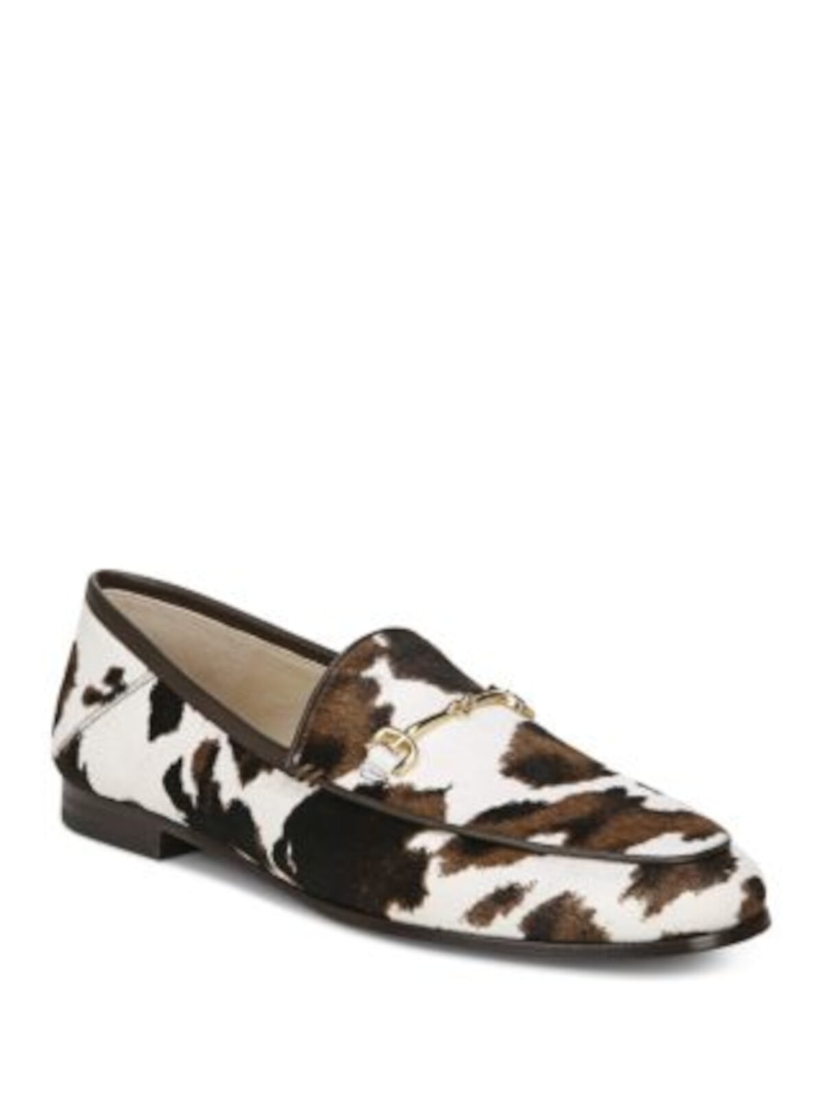 SAM EDELMAN Womens Cow Brahma Beige Animal Print Bit Buckle Hardware ...