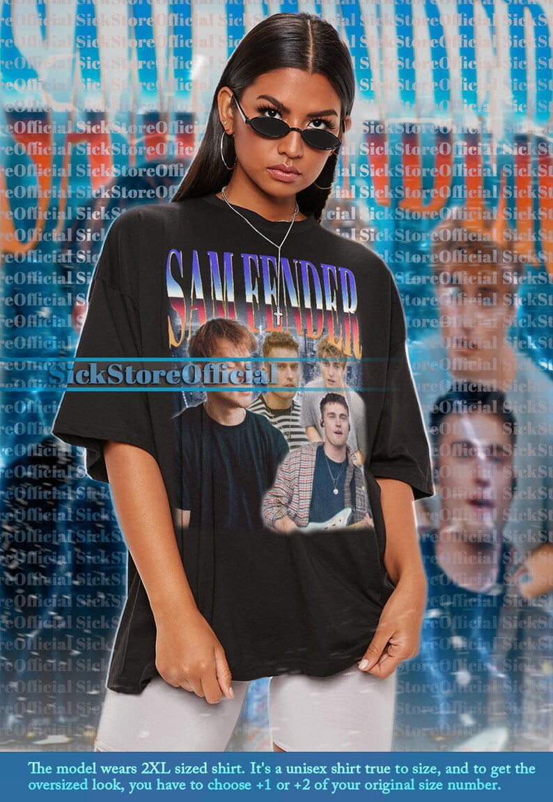 SAM FENDER Vintage Shirt, Sam Fender Homage Tshirt, Sam Fender Tees ...