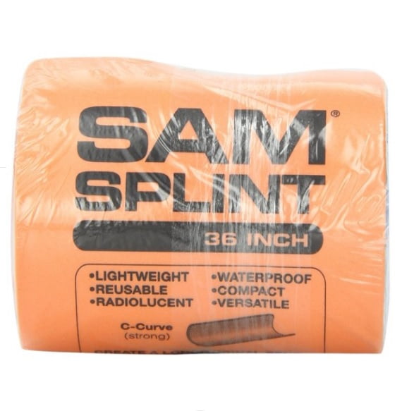SAM Rolled Splint 36", Orange/Blue HSA/FSA Eligible - Walmart.com