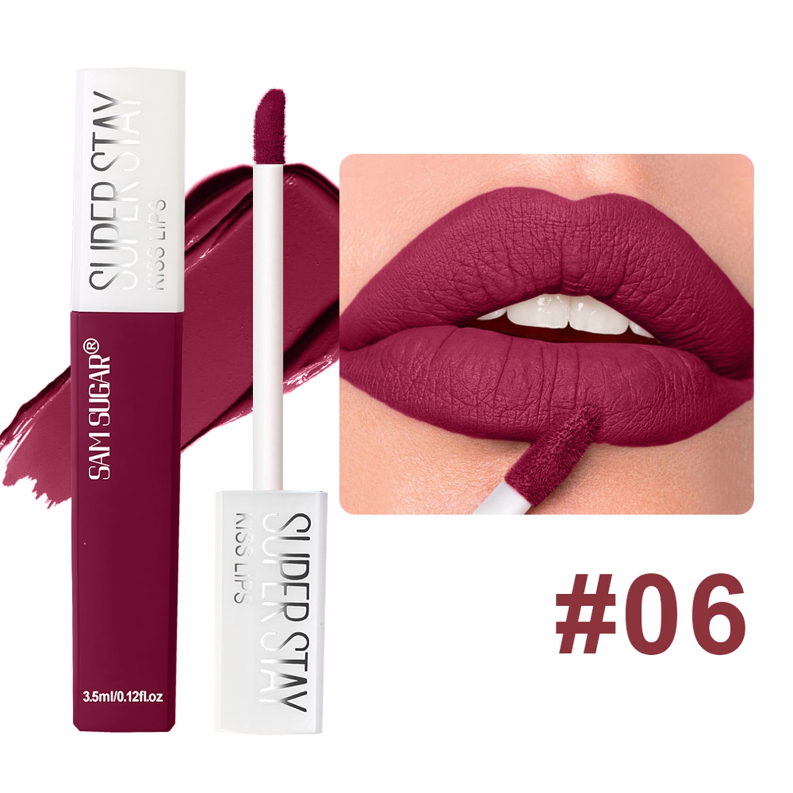 SAM SUGAR Kiss Stick - Matte Lip Gloss, Long-Lasting Smudge-Proof Lip ...