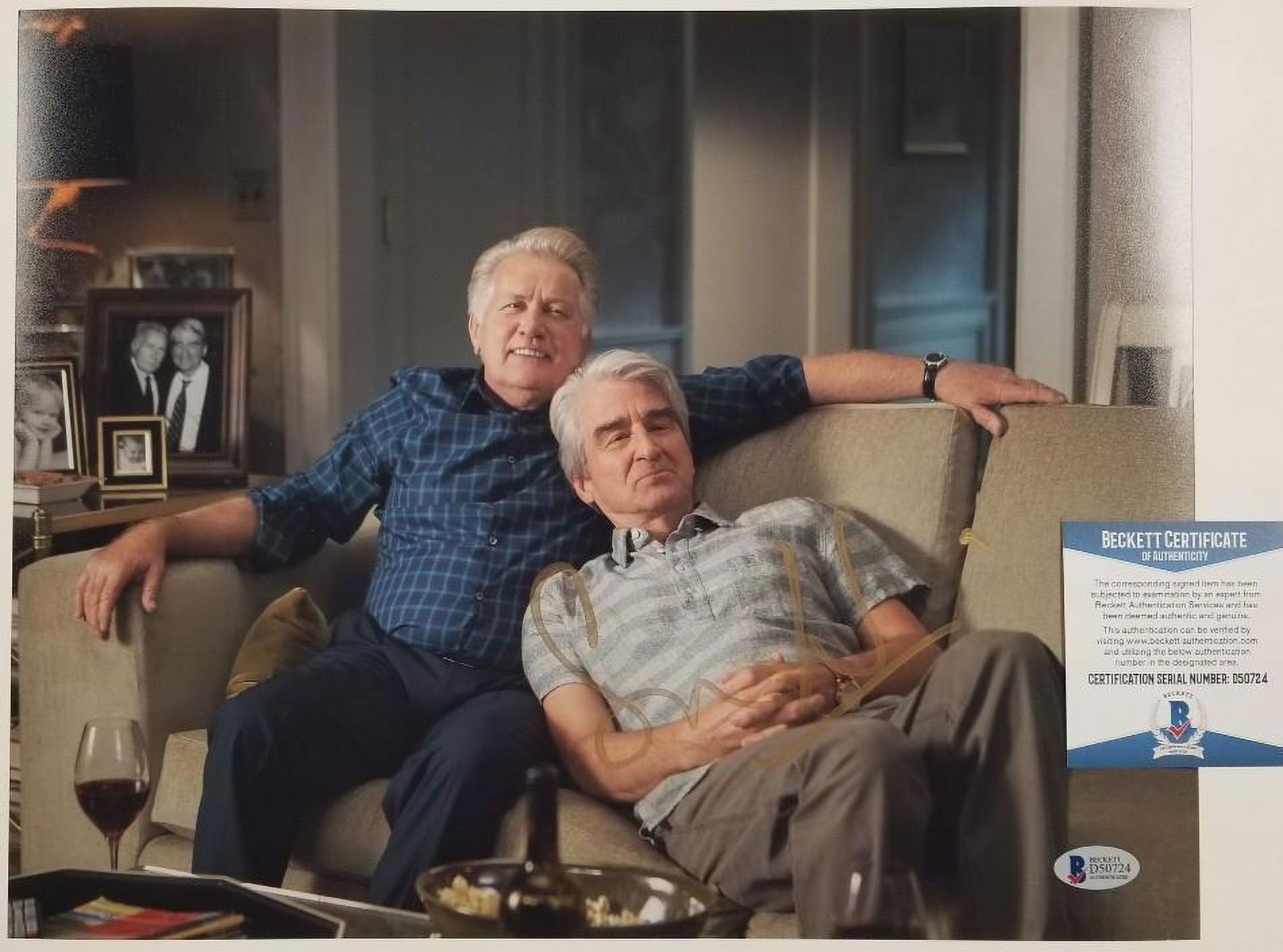 SAM WATERSTON Signed 11x14 Photo Actor Auto Law & Order (A)~ Beckett ...