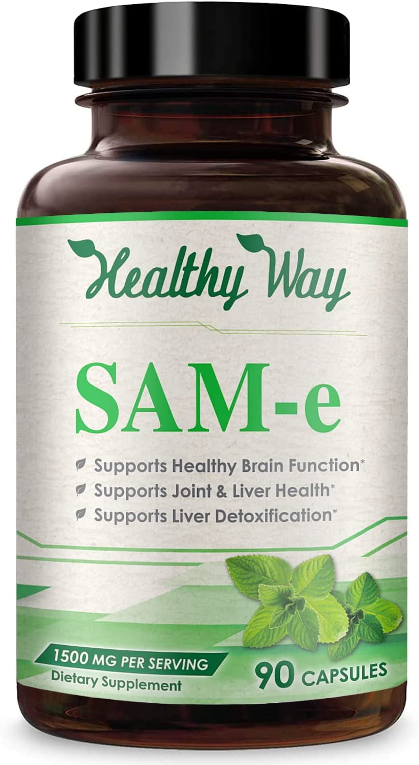 SAM-e - 1500 mg - 90 Capsules - Walmart.com