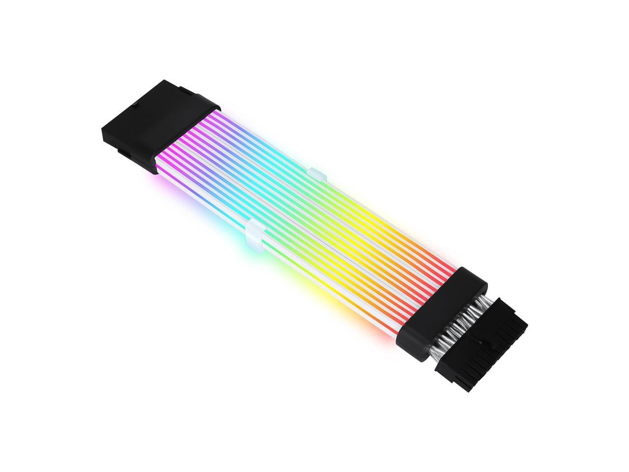 SAMA 24Pin Addressable RGB Power Extension Cable Double Side Lighting ...