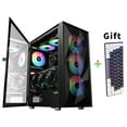 SAMA 3509 ATX Mid Tower Gaming Computer Case, Tempered Glass, 4 x ARGB ...