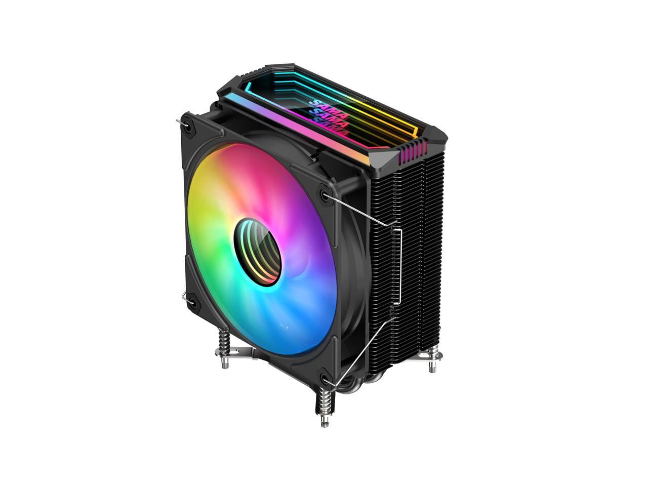 SAMA Gaming Intel Processor Compatible, Aluminum ARGB CPU Air Cooler ...