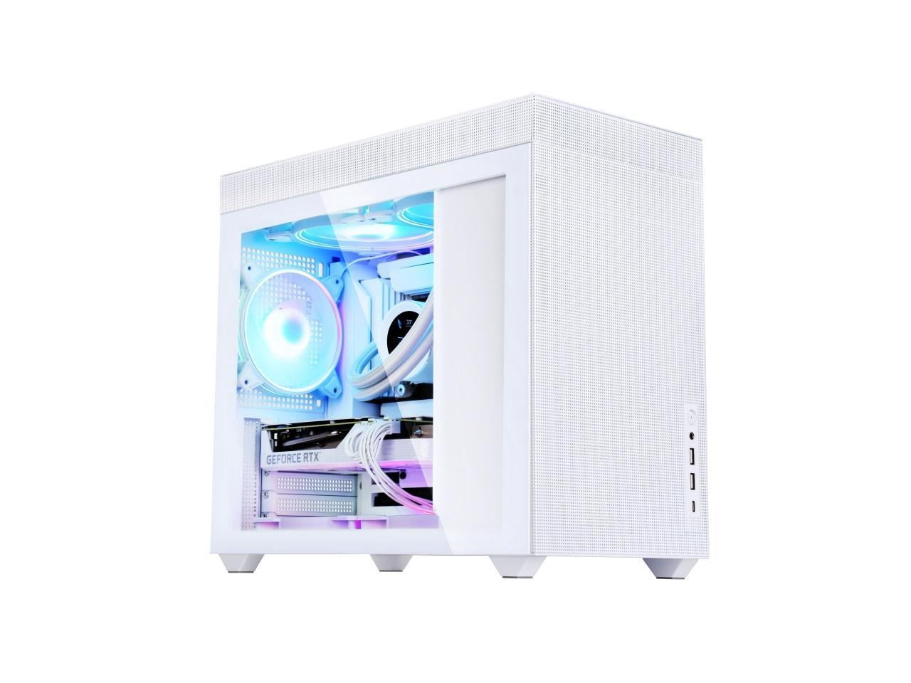SAMA IM01PRO Steel /Tempered Glass Micro ATXTower Computer Case White ...