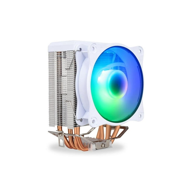 SAMA KA450DW Gaming Computer COLOR CPU Cooler 9cm RGB PWM Fan 4 Copper ...